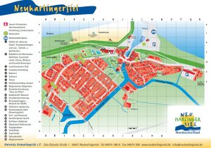 Ortsplan Neuharlingersiel und Orientierungsplan Ortsteile & Werdum