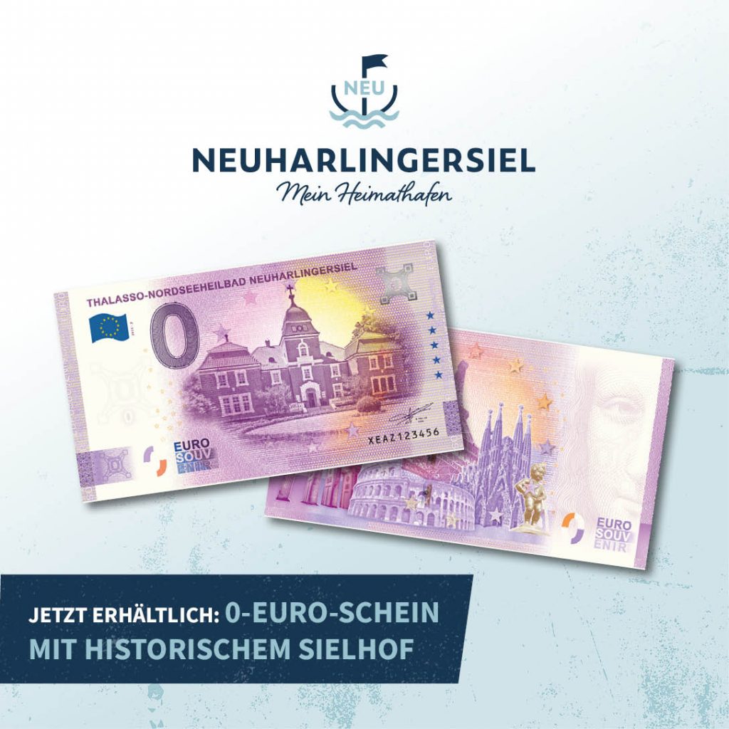0-Euro-Schein mit dem historischen Sielhof